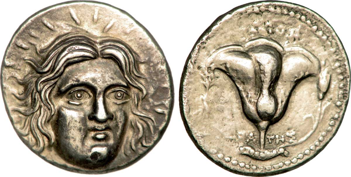 A Colossal Coin: The Rhodes Didrachm – The Coins & History Foundation